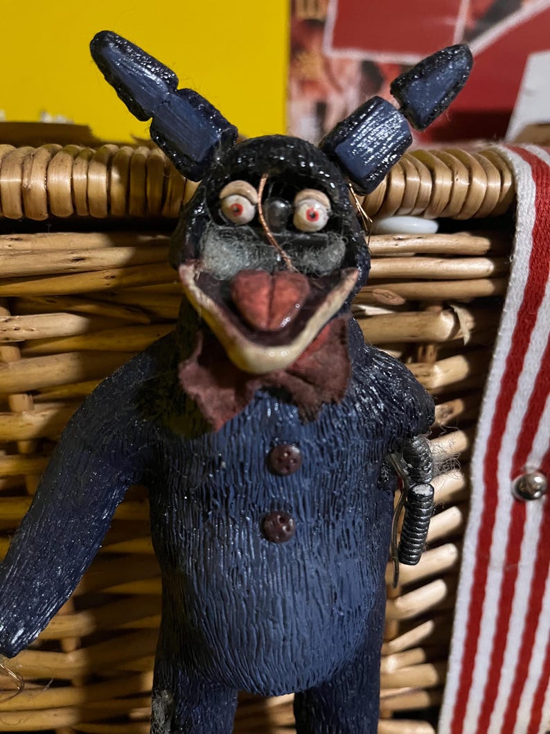 Withered Bonnie Fnaf Realistic Animatronic Clay Model - Etsy