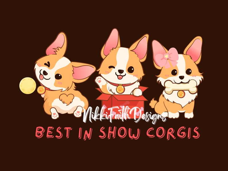 Corgi Breeder Logo Dog Breeder Logos Kennel Logos ~ Can Customize With ...
