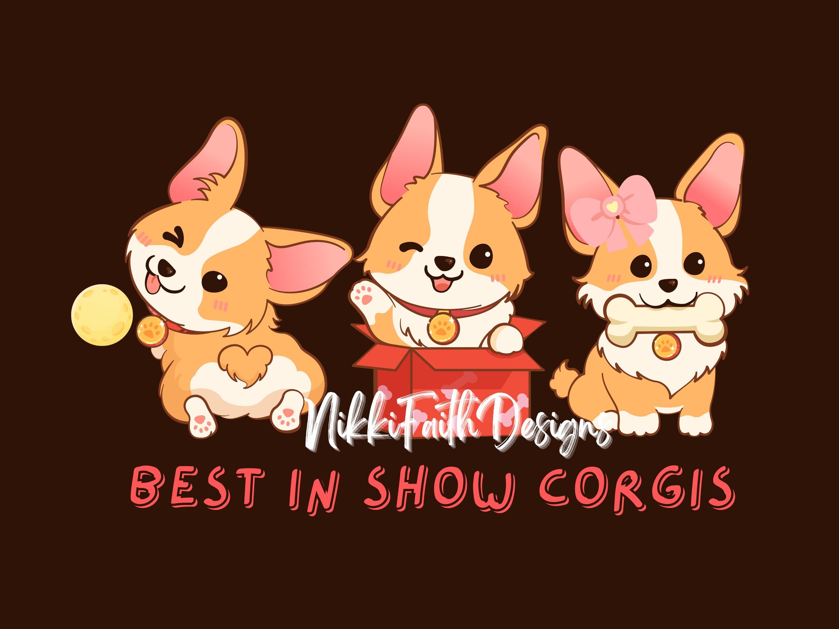Corgi Breeder Logo Dog Breeder Logos Kennel Logos ~ Can Customize With ...