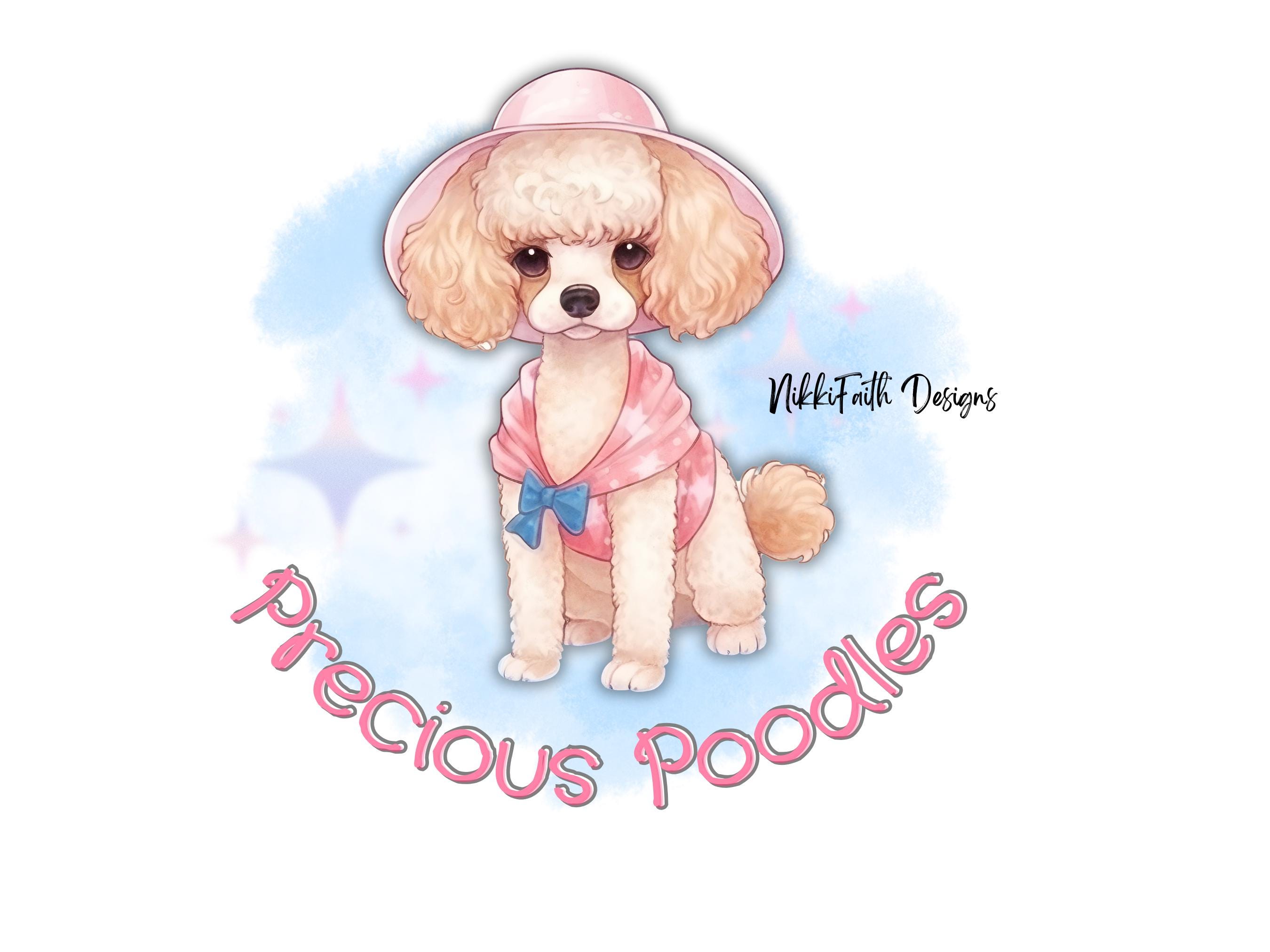 Toy Poodle Breeder Logo Poodle Logos Poodle Dog Breeder Logo ~ Instant ...