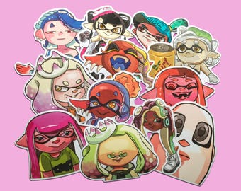 Squid Sisters Stickers - Etsy