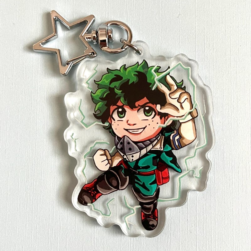 Mha Izuku Keychain - Etsy