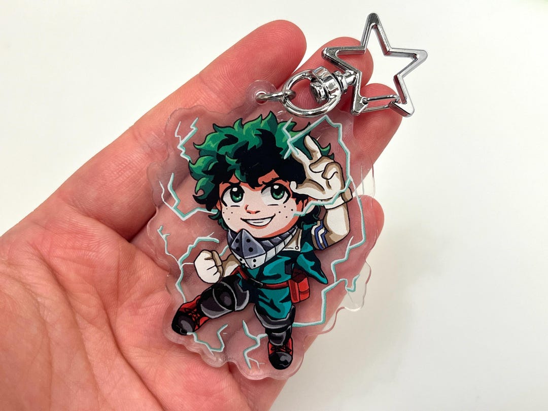 MHA Izuku Midoriya (deku) Acrylic Charm Keychain || Double Sided ...