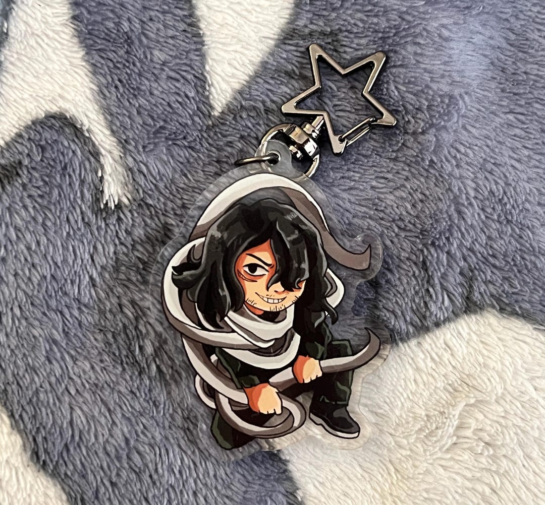 MHA Shota Aizawa Acrylic Charm Keychain || Double Sided / Different ...