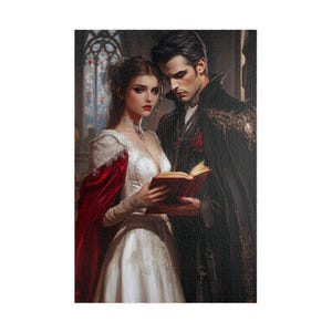 Vampire Fantasy Jigsaw Puzzle Gothic Puzzle Gift for Her Romantasy ...