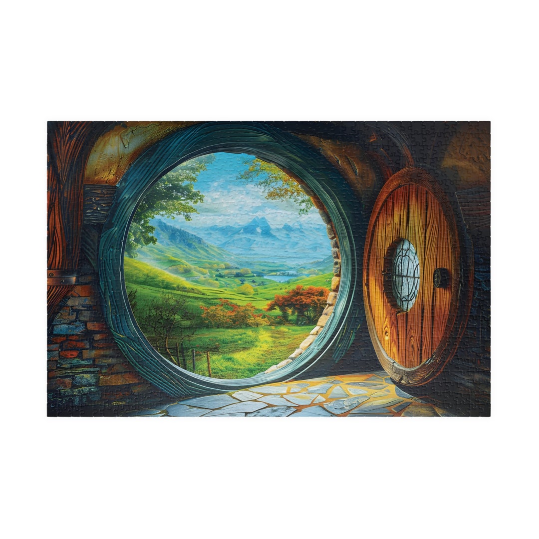 The Hobbit House Jigsaw Puzzle Fantasy Landscape Puzzle Lord of the ...