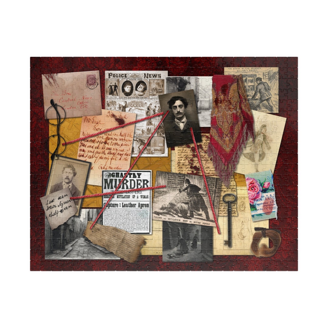 Jack the Ripper Jigsaw Puzzle for Adults | Serial Killer Puzzle ...