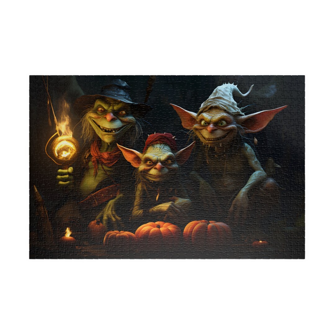 Goblins Jigsaw Puzzle | Funny Puzzle for Adults | Halloween Puzzle ...