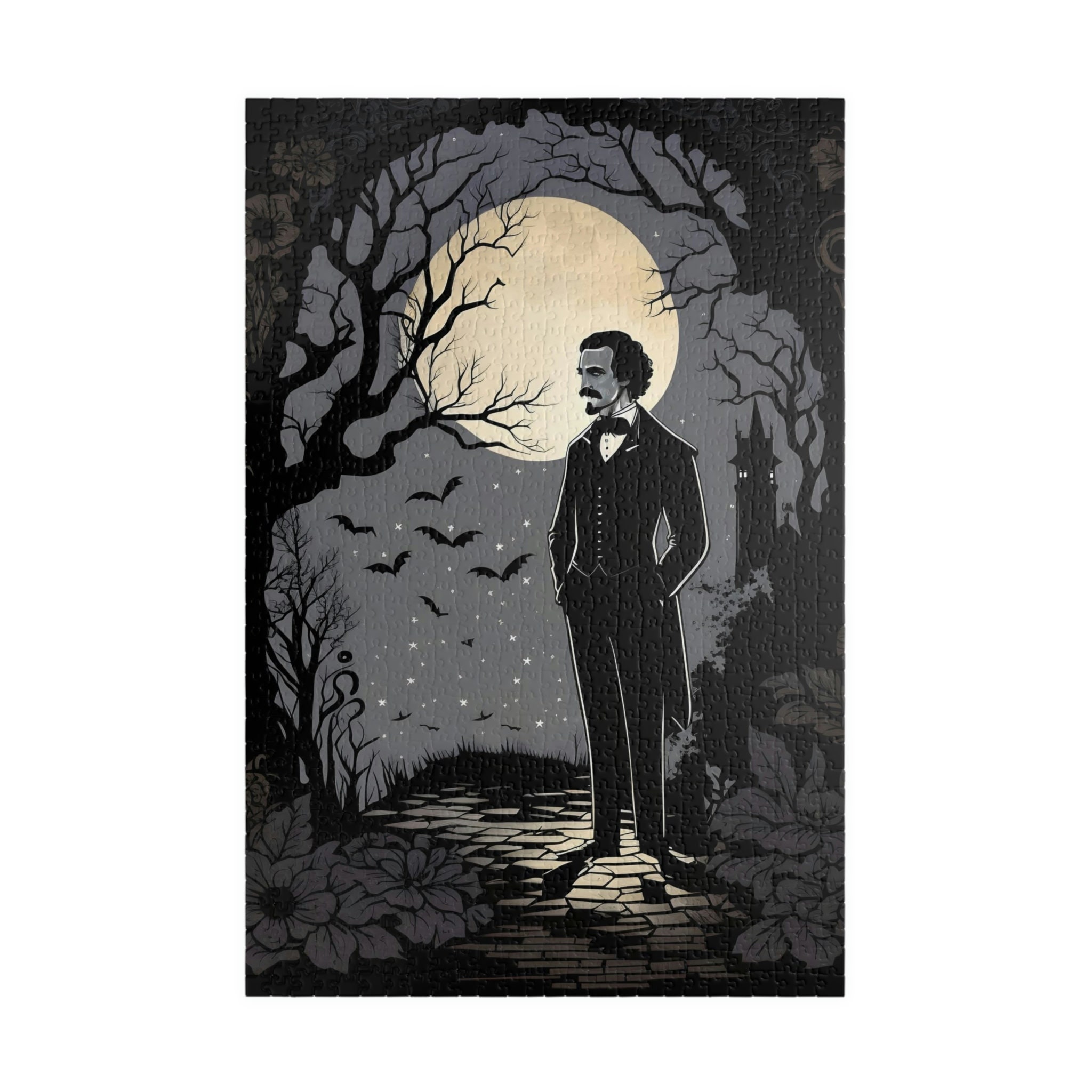 Edgar Allan Poe Dark Illustration of Gothic Literature - Etsy