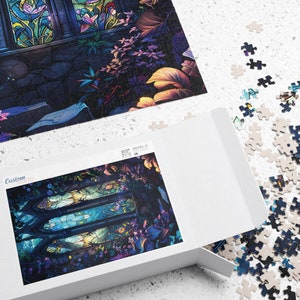Forgotten Stained Glass Window Puzzle Enchanting Fantasy Puzzle Gift ...
