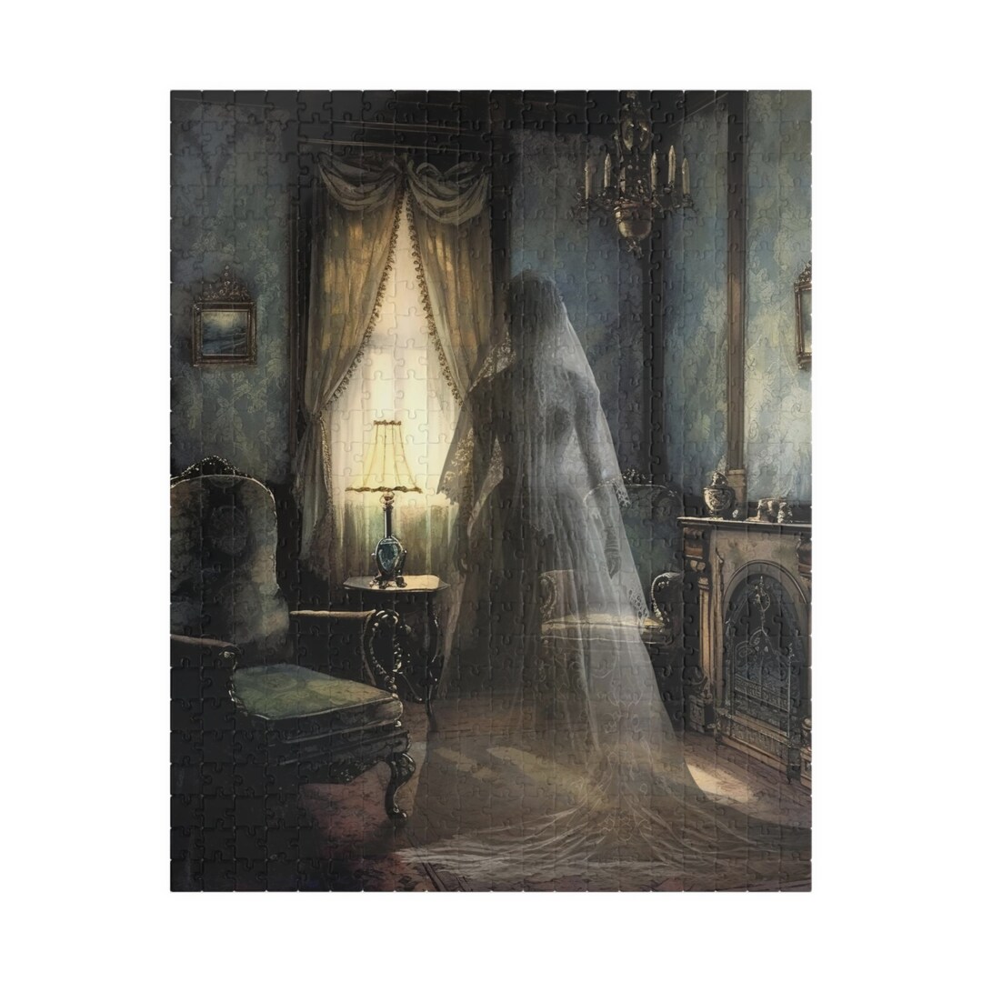 Ghost of a Chance, Victorian Bride Gothic Horror Jigsaw Puzzle, 500 ...