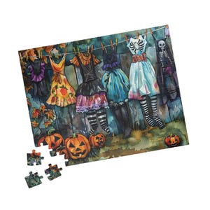 Halloween Costumes Jigsaw Puzzle | Halloween Puzzle for Adults | Cute ...