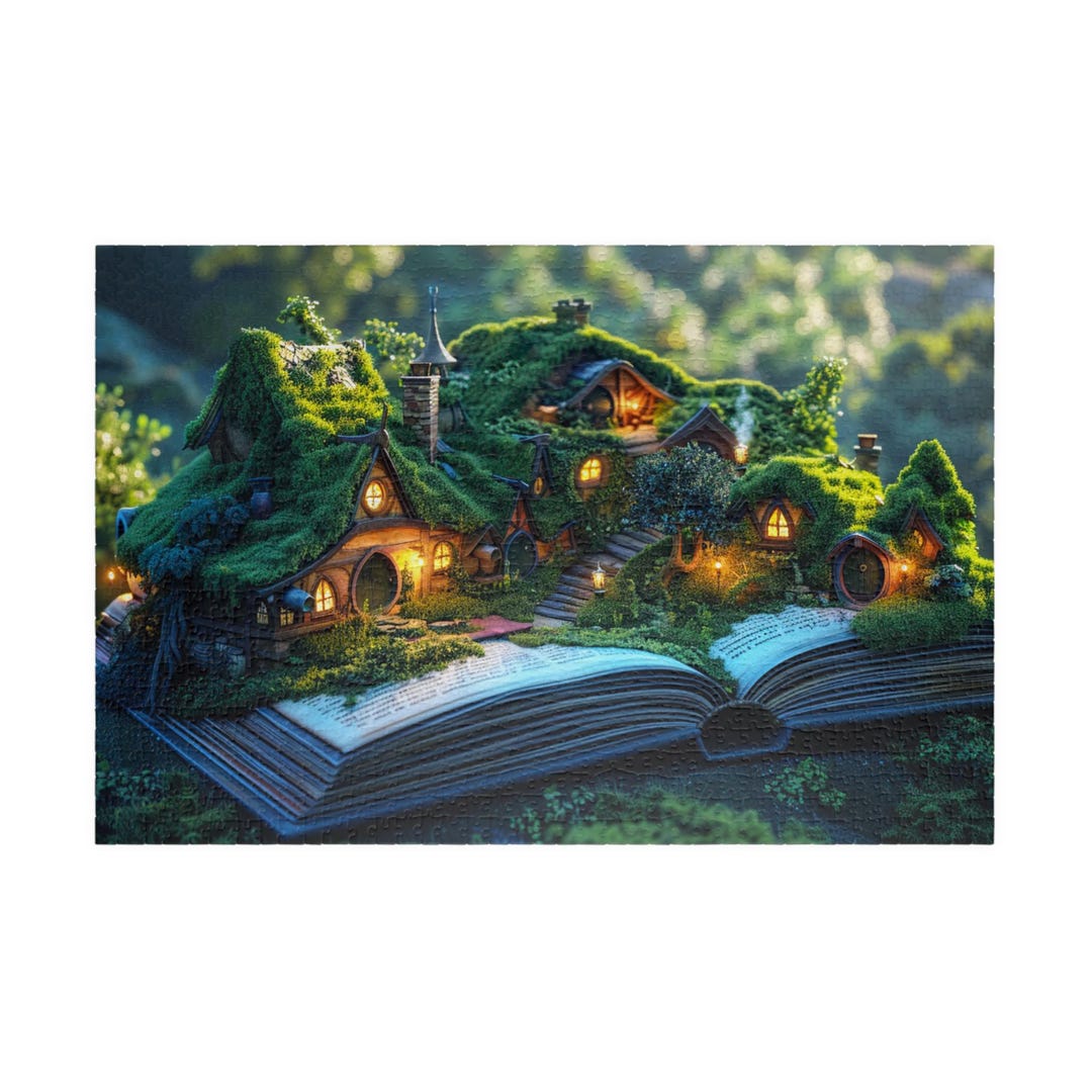 Shire Storybook Jigsaw Puzzle Hobbit Puzzle for Adults Literary Puzzle ...