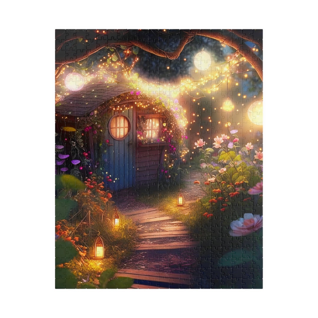 Enchanted Witch's Cottage, Magical Spellcaster Caravan, 500 Piece ...