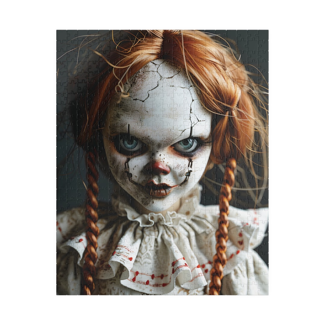 Haunted Doll Jigsaw Puzzle Gothic Puzzle Spooky Puzzle for Adults Scary ...