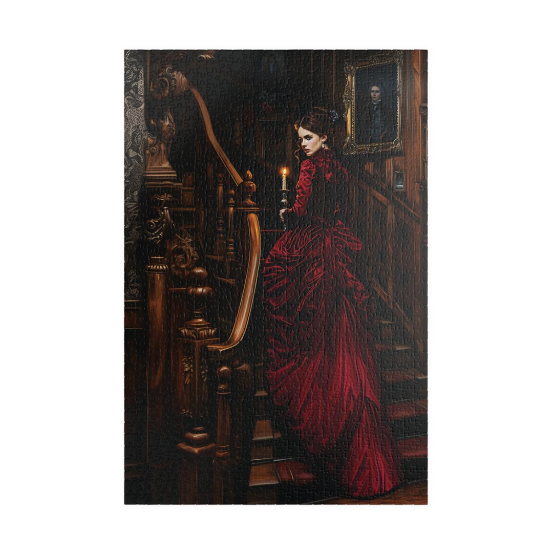 Spooked Jigsaw Puzzle Gothic Puzzle Victorian Ghost Puzzle Vampire ...