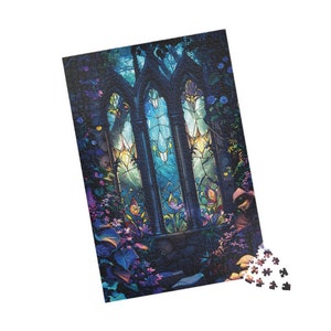 Forgotten Stained Glass Window Puzzle Enchanting Fantasy Puzzle Gift ...