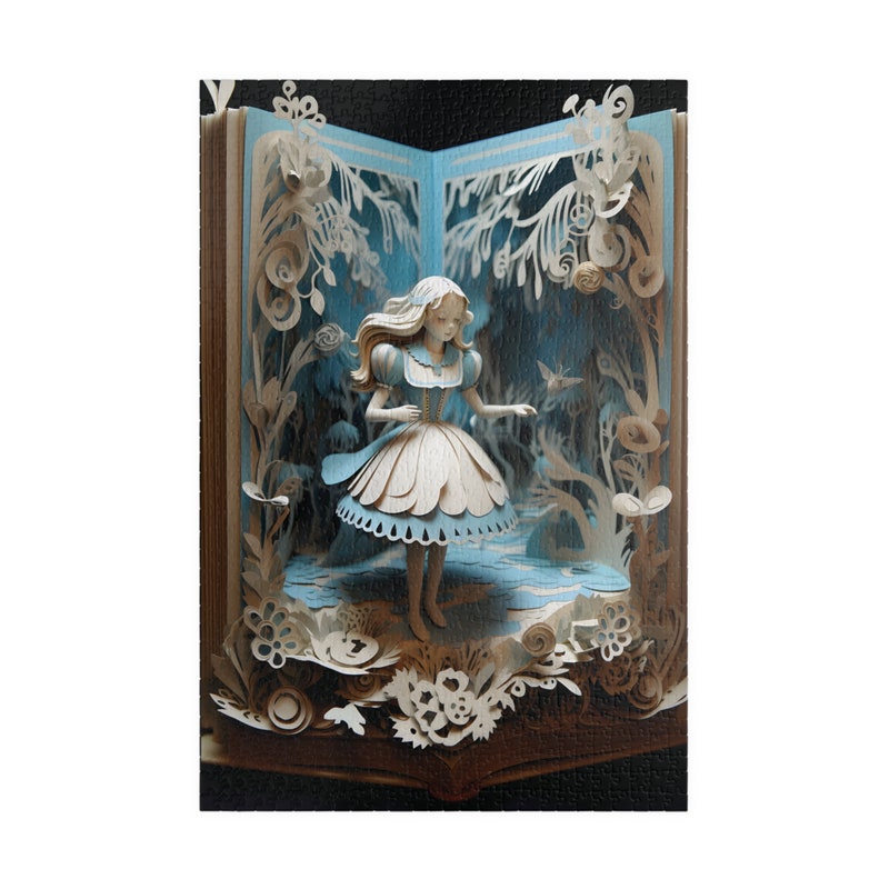 Alice in Wonderland Puzzle - Etsy