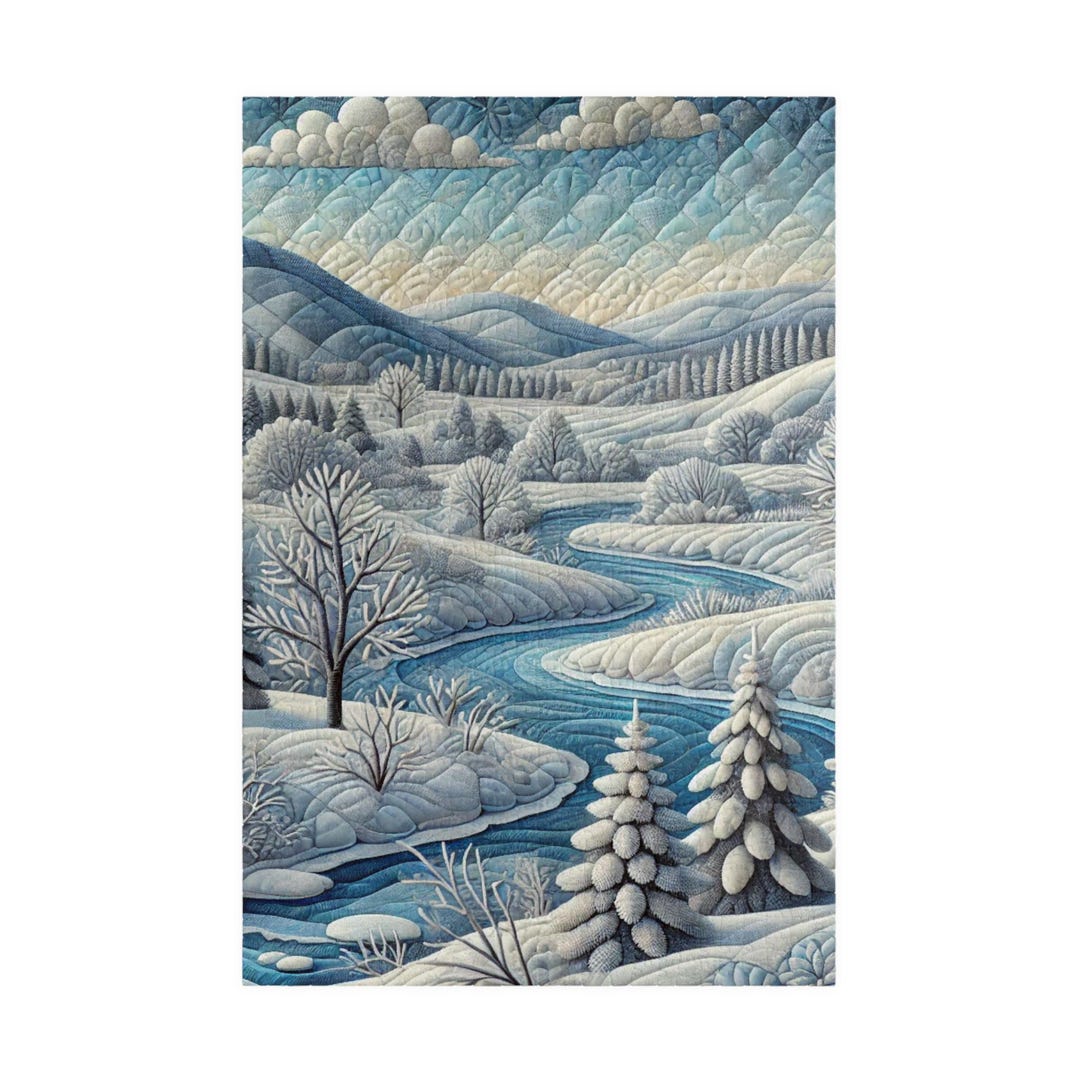 Quilted Winter Landscape Jigsaw Puzzle for Adults Beautiful Puzzle Gift ...