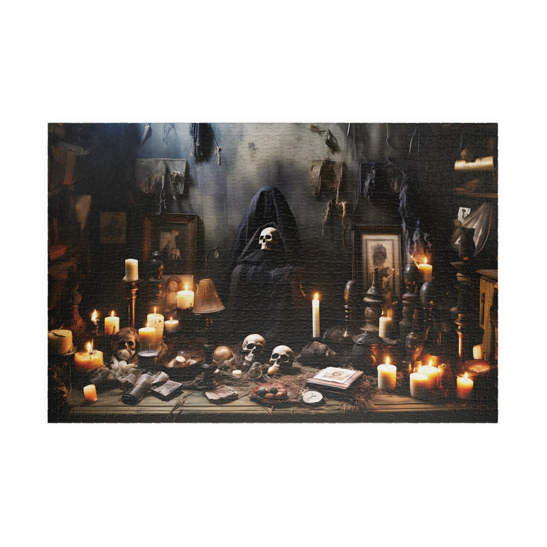 Hidden Mother Scary Puzzle, Victorian Gothic Puzzle, Witch Puzzle for ...