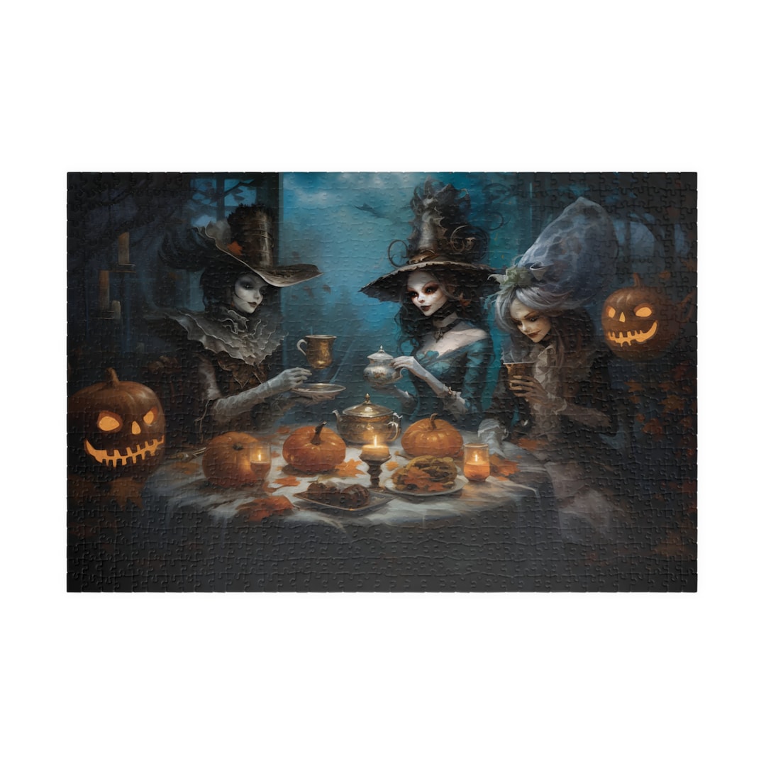 The Witch Sisters Puzzle | Fantasy Puzzle | Gothic Puzzle | Witch ...