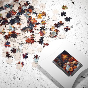 Cozy Fall Fireside Jigsaw Puzzle | Autumn Puzzle for Adults ...