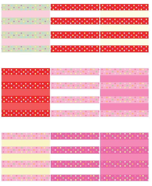 Digital Download Stripes & Dots Celebration Background - Etsy