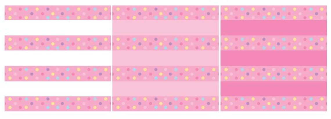 Digital Download Stripes & Dots Celebration Background - Etsy