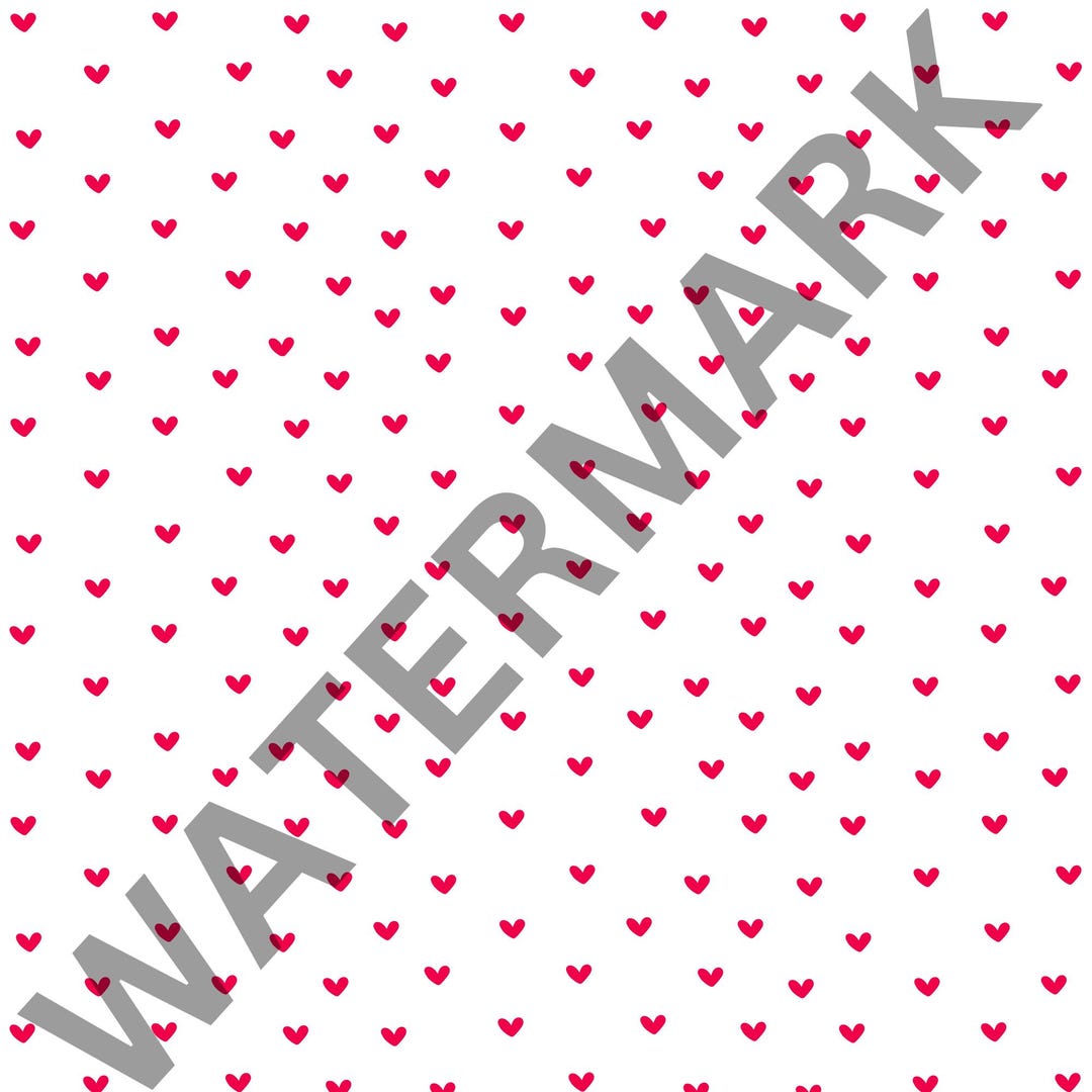 Digital Download Simple Hearts Pattern Background - Etsy