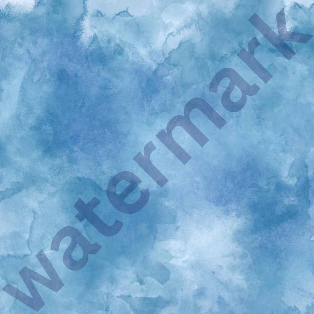 Digital Download Blue Wash Water Color Background - Etsy