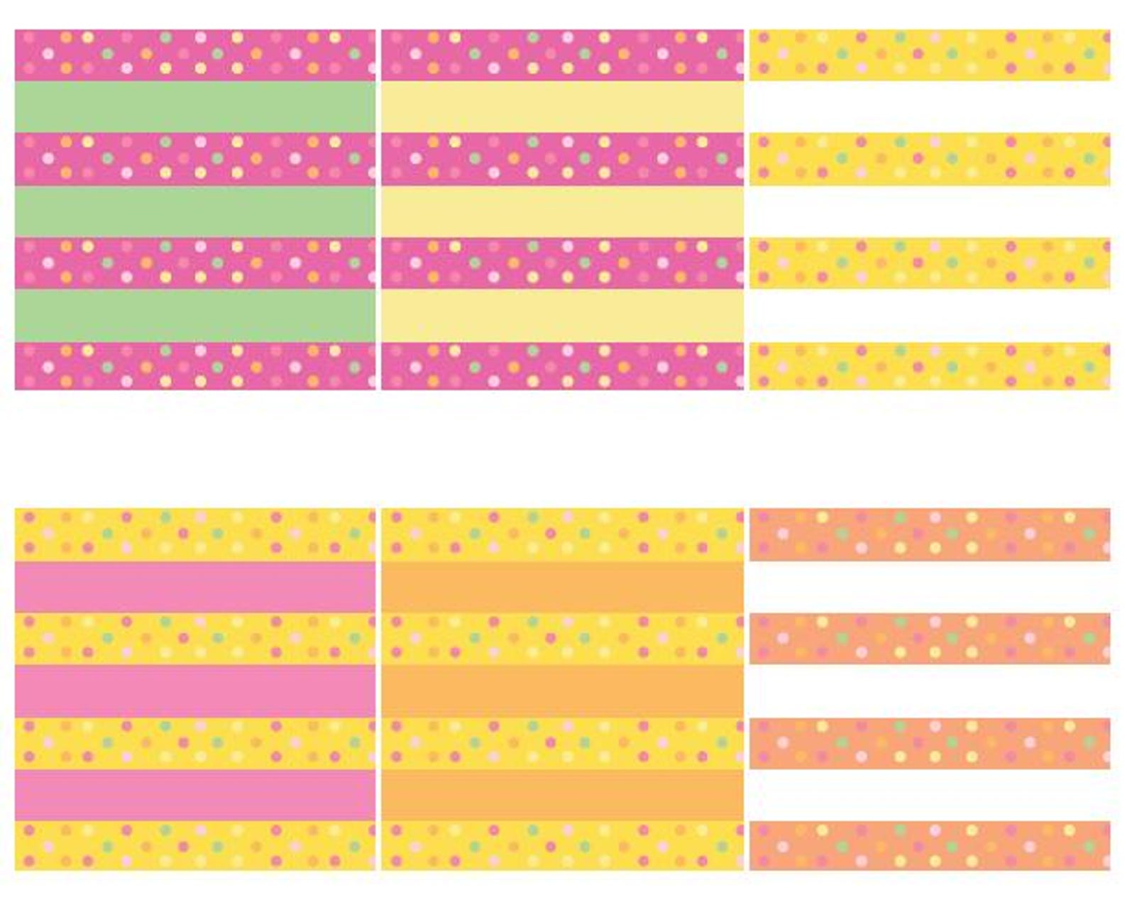 Digital Download Stripes & Dots Celebration Background - Etsy