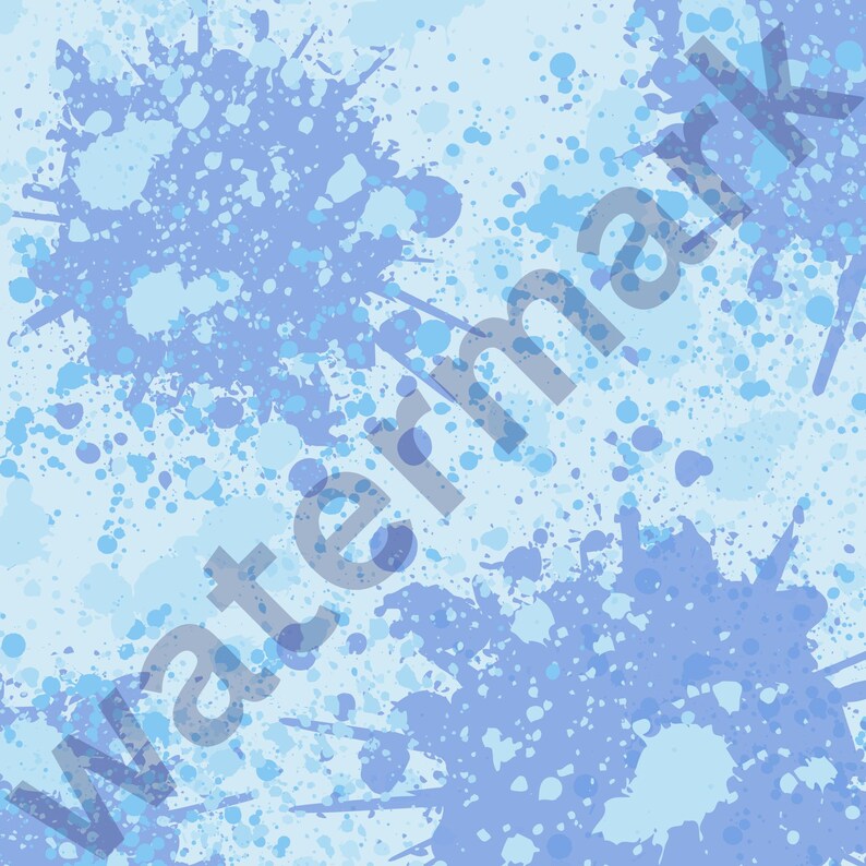 Digital Download Blue Abstract Paint Splatter Background - Etsy