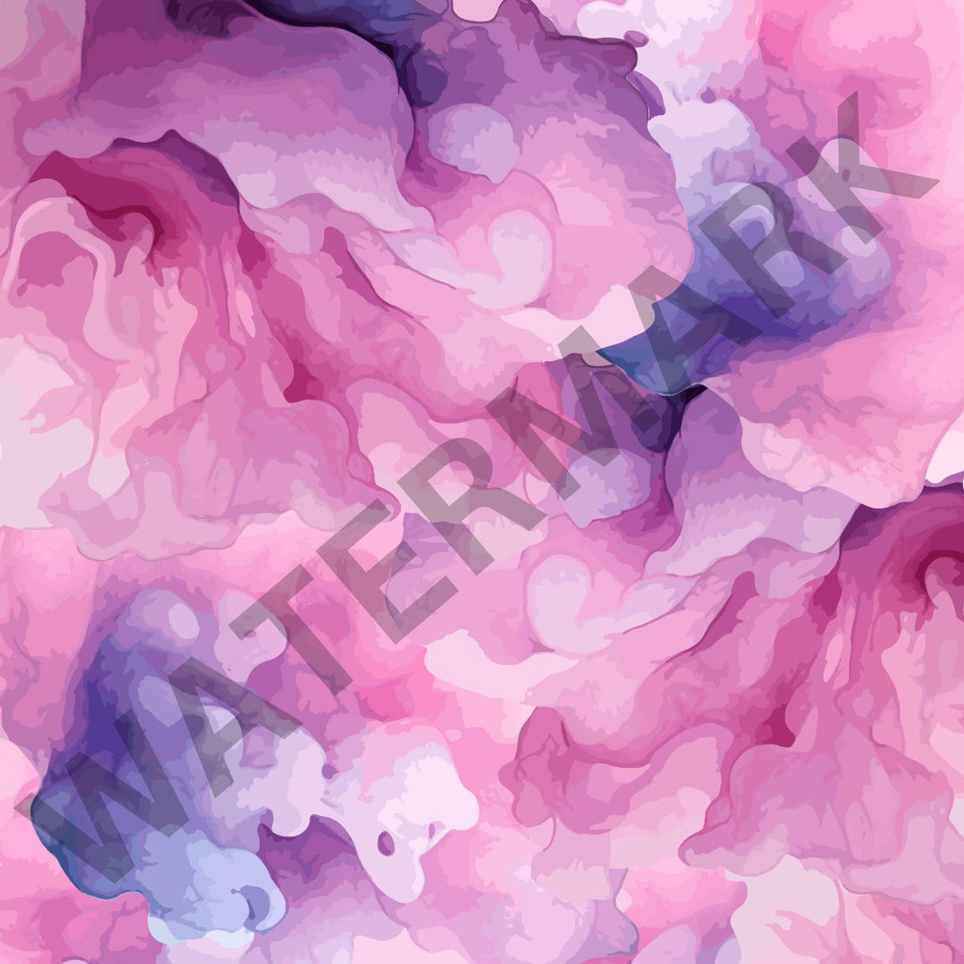Digital Download Pink Purple Water Color Background - Etsy