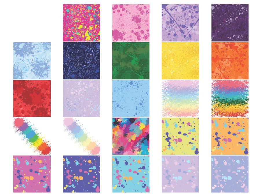 Digital Download Bright Rainbow Paint Splatter Background - Etsy