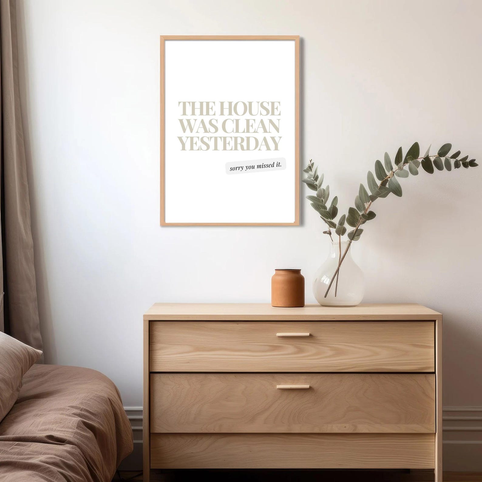 Funny House Wall Decor Art Print , Digital Print , Home Decor ...