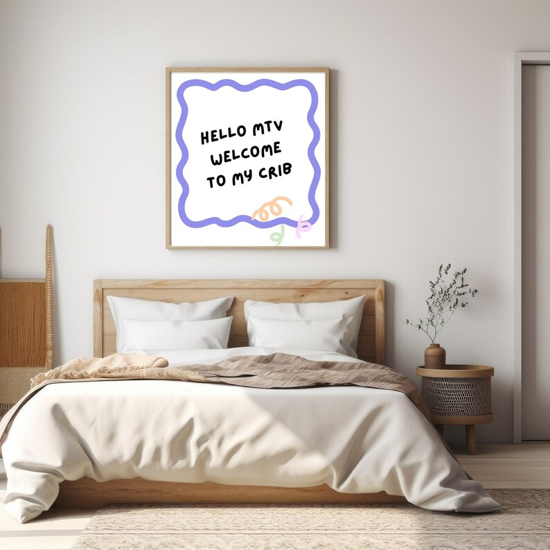 Hello MTV Art Print , Digital Print , Home Decor - Etsy