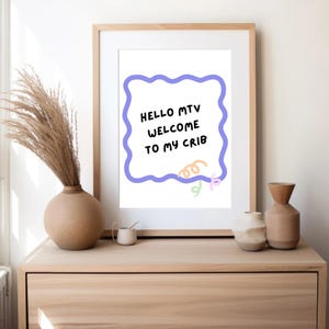 Hello MTV Art Print , Digital Print , Home Decor - Etsy
