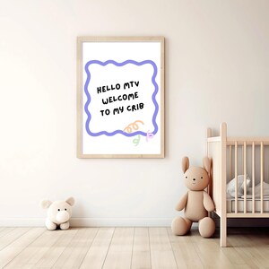 Hello MTV Art Print , Digital Print , Home Decor - Etsy