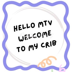 Hello MTV Art Print , Digital Print , Home Decor - Etsy