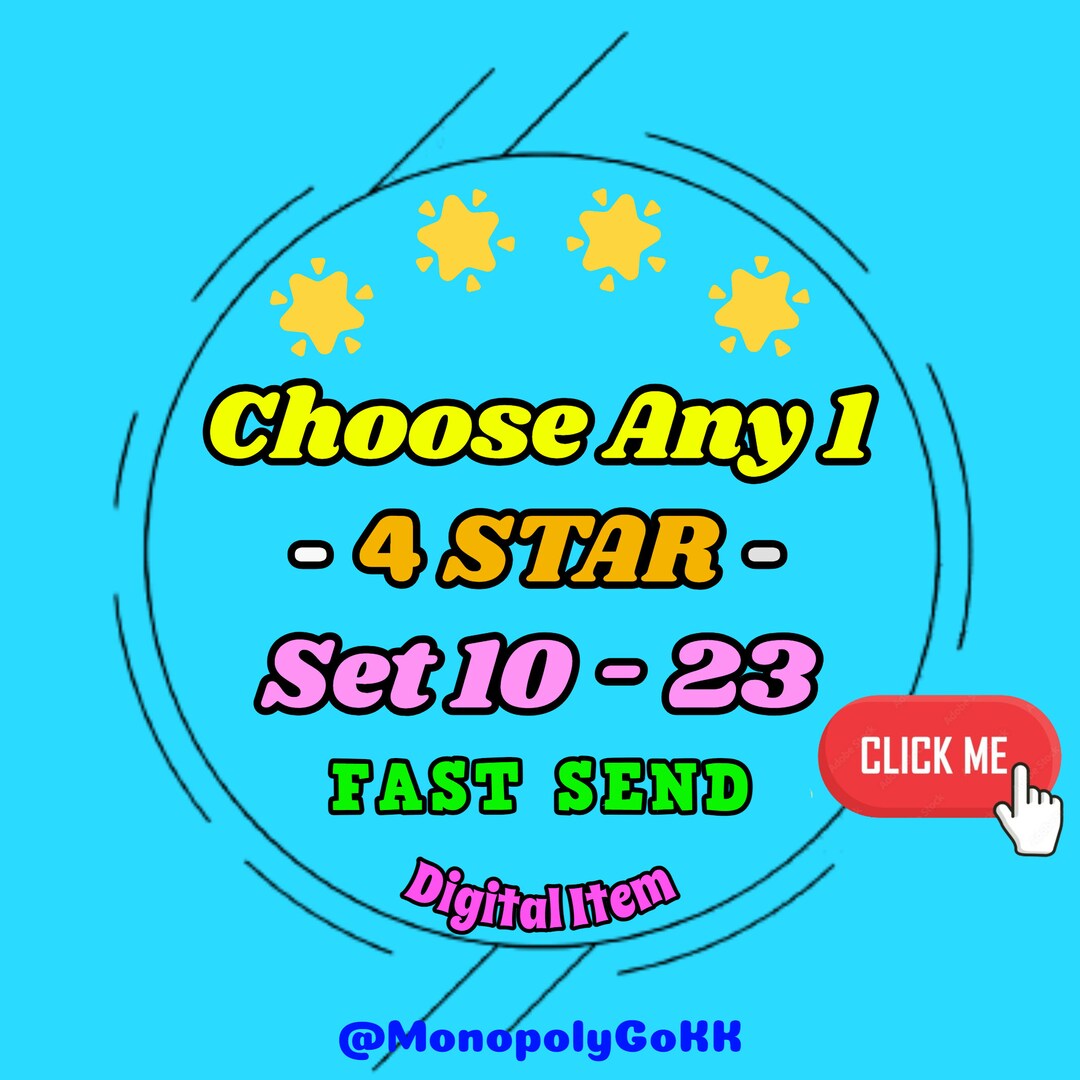 Mono Go Sticker 4 Star 1 Stickers - Etsy