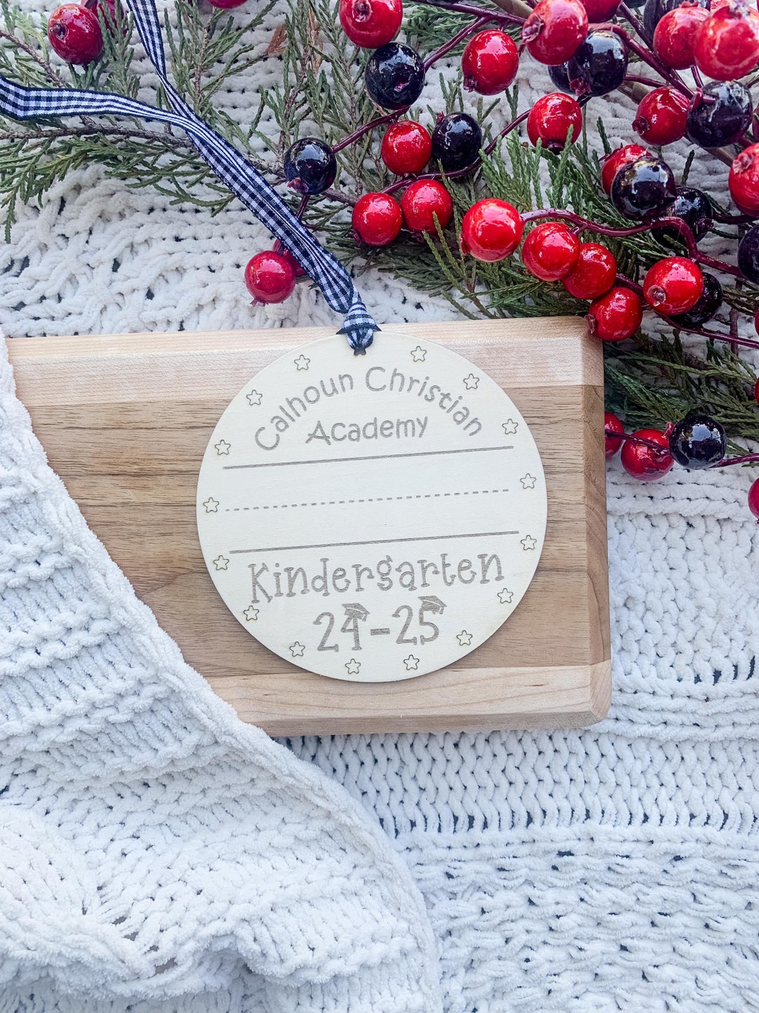 Keepsake Kindergarten Christmas Ornament, Preschool Graduation Ornament ...