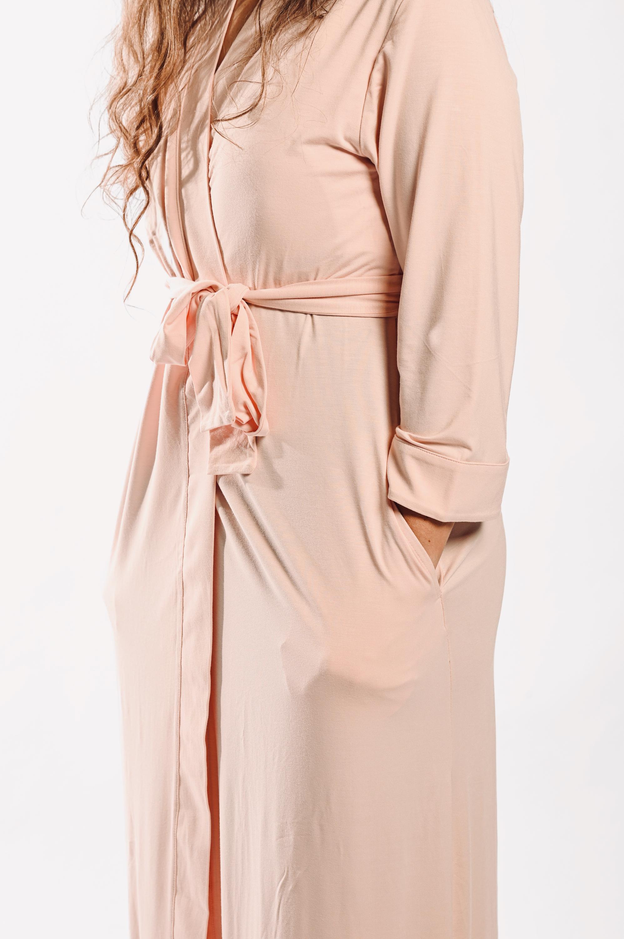 Luxurious Bamboo Robe With Built-in Bra: Stylish Comfort for Women ...