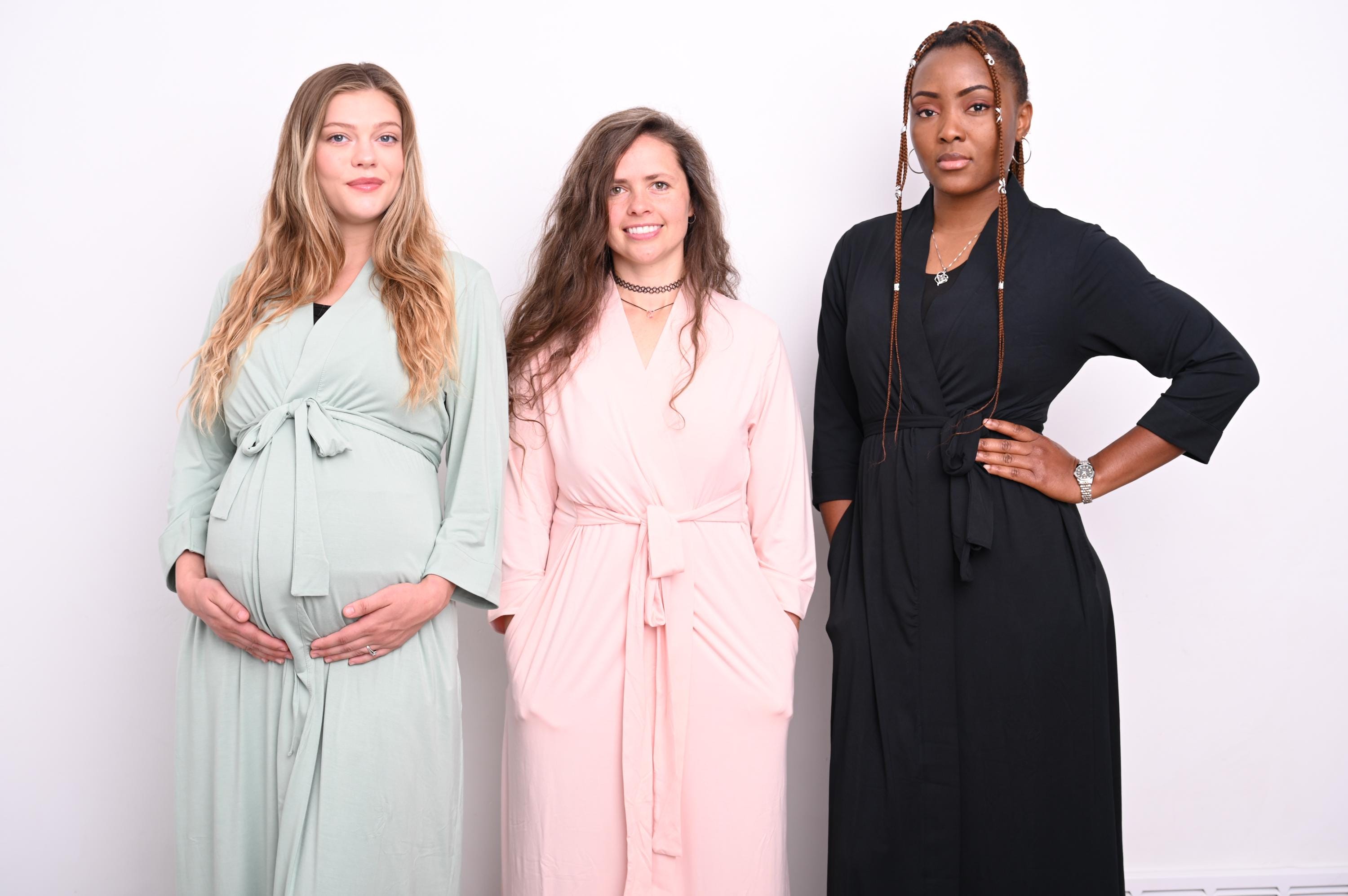 Luxurious Bamboo Robe With Built-in Bra: Stylish Comfort for Women ...