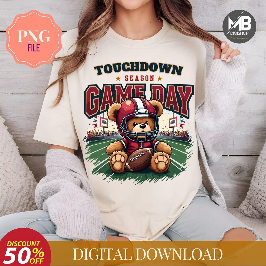 Touchdown Season Game Day PNG, Football Game Day Shirt Png, Game Day ...