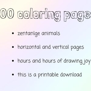 100 Zentangle Coloringpages With Animals / Zentangle / Drawing ...