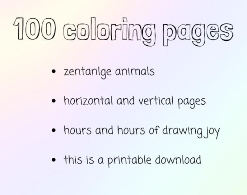 100 Zentangle Coloringpages With Animals / Zentangle / Drawing ...