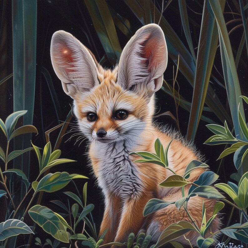 10 Fennec Fox Kit Digital High Res PNG Files - Etsy Australia