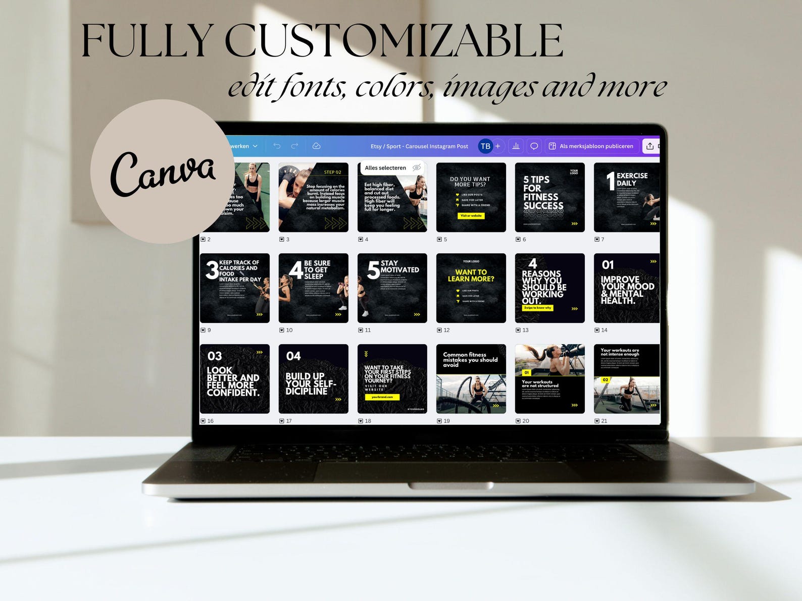 Instagram Carousel With Our Social Media Template Sport | Instagram ...