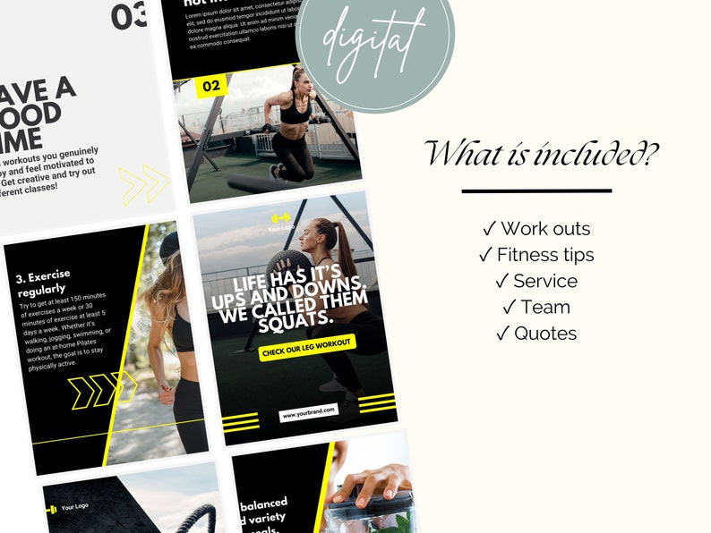 Instagram Carousel With Our Social Media Template Sport | Instagram ...