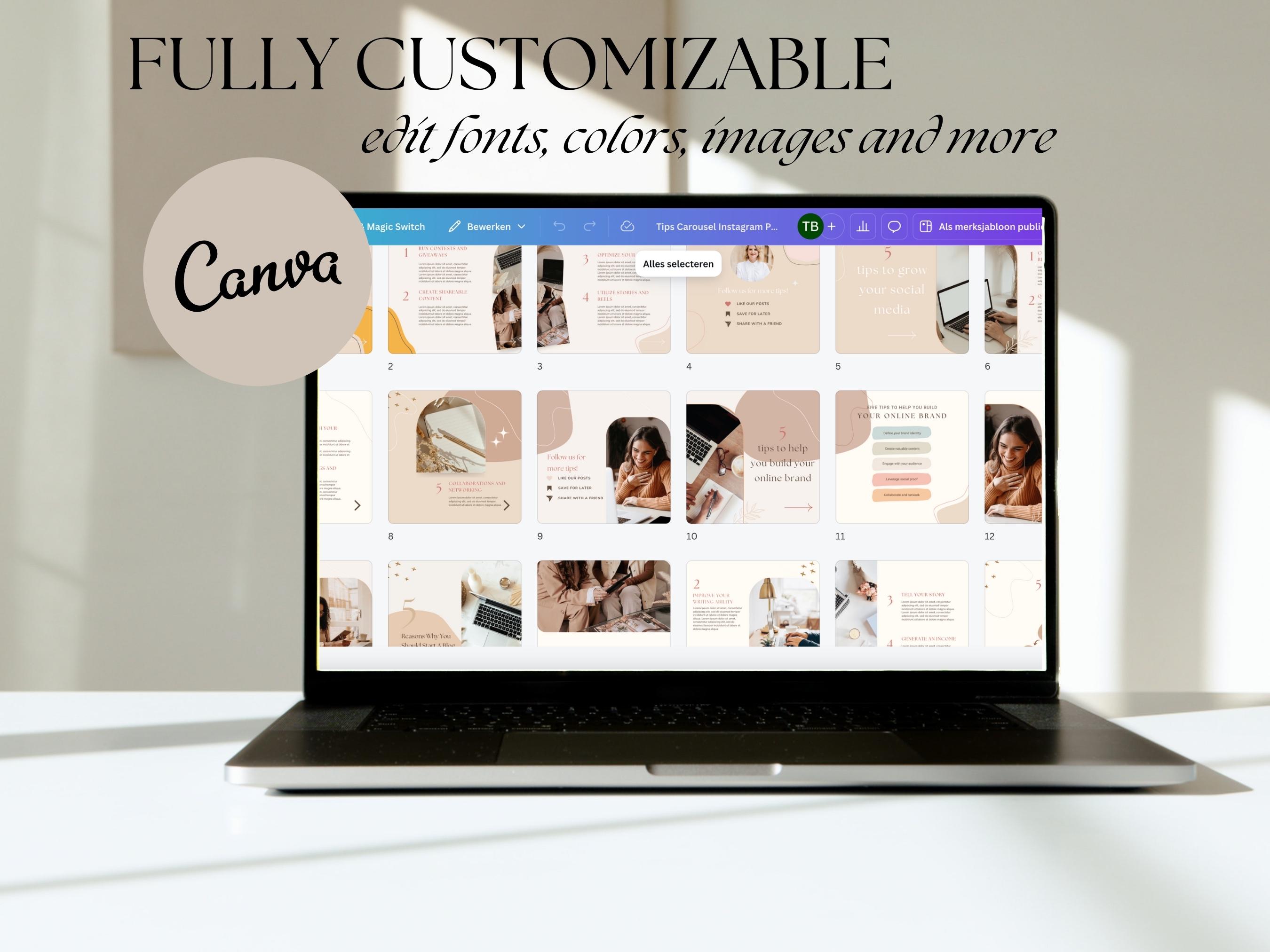 Canva Carousel Templates for Every Business | Carousel | Instagram ...